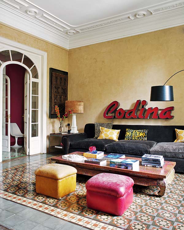 A Barcelone, une maison chaleureuse