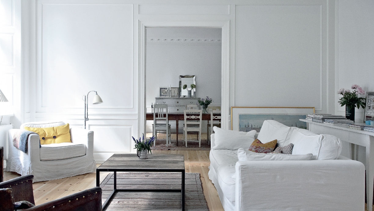 Un appartement classique très éclectique