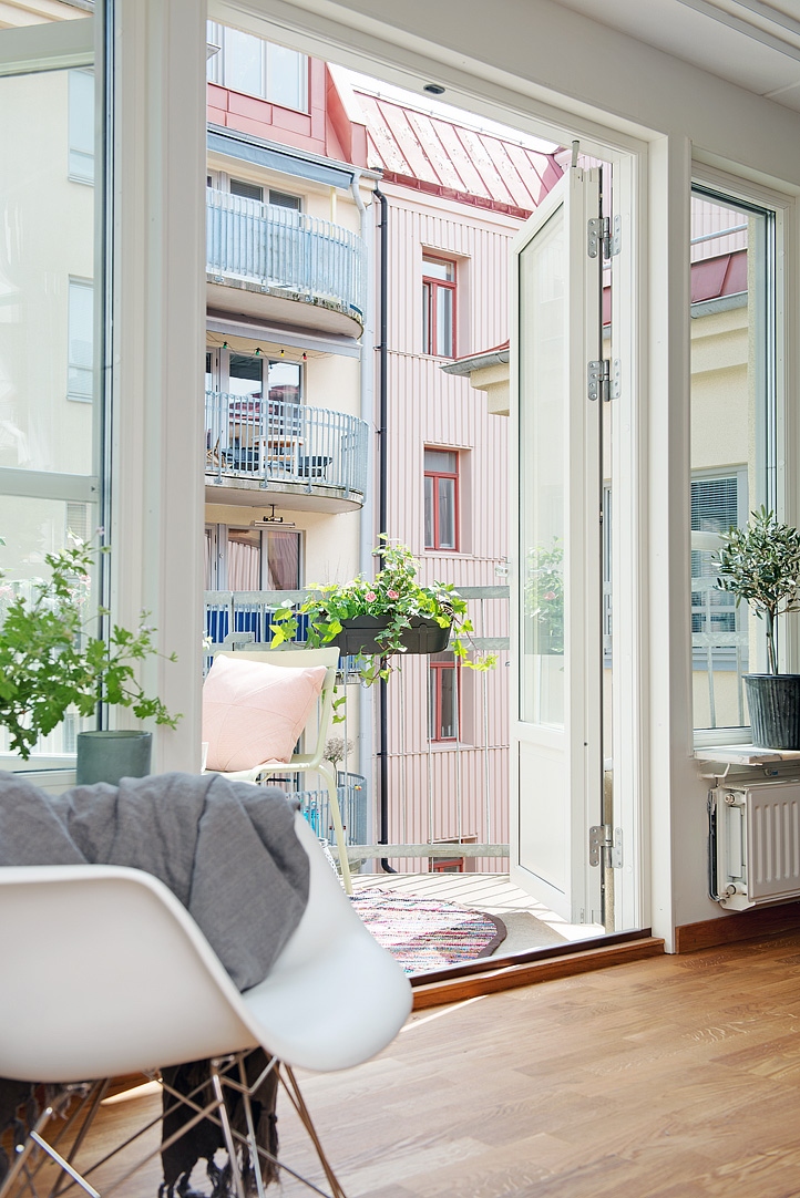 L'appartement au petit balcon rond