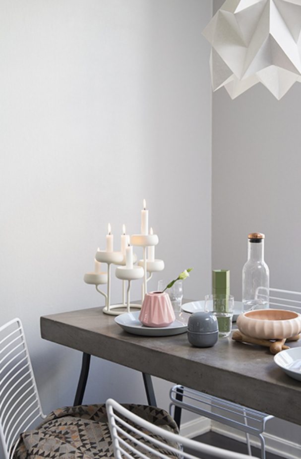 Tables festives en pastel