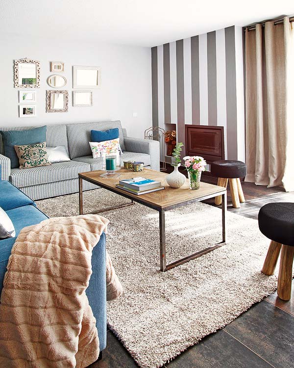 Mix de styles dans une maison de campagne