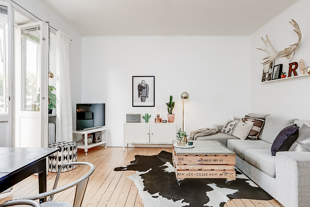Un petit appartement simple et inspirant