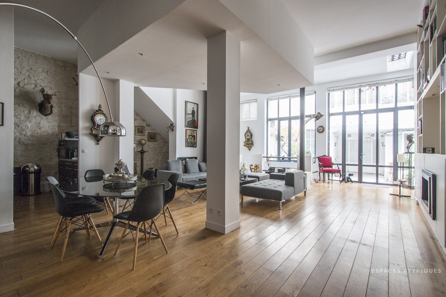 Un loft purement parisien