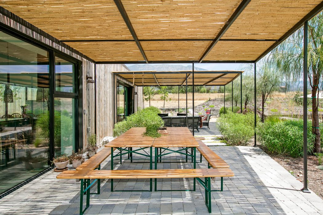 Une ferme moderne en Californie
