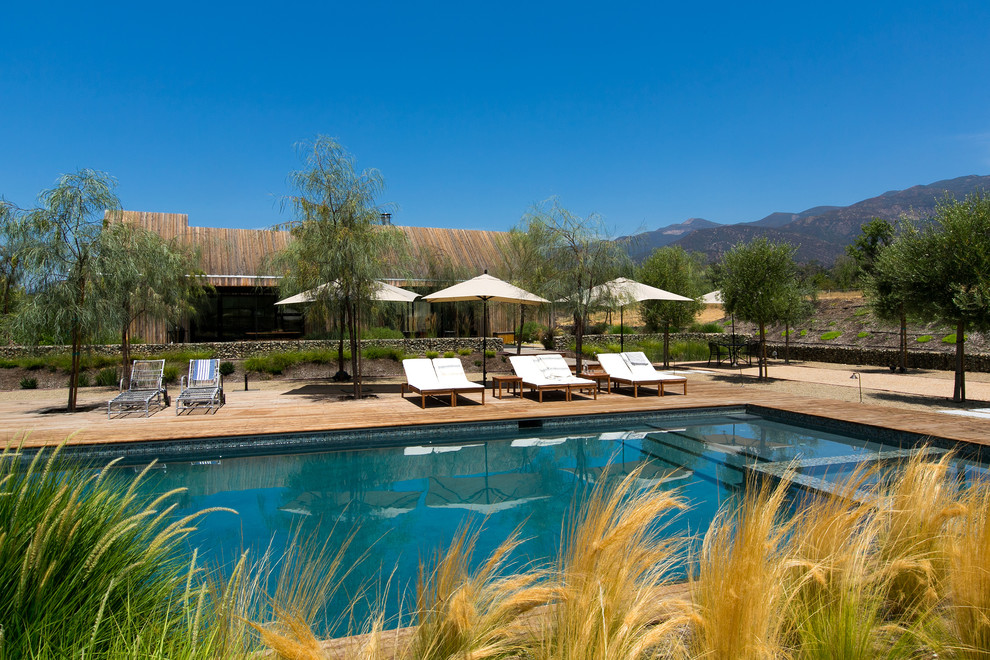 Une ferme moderne en Californie