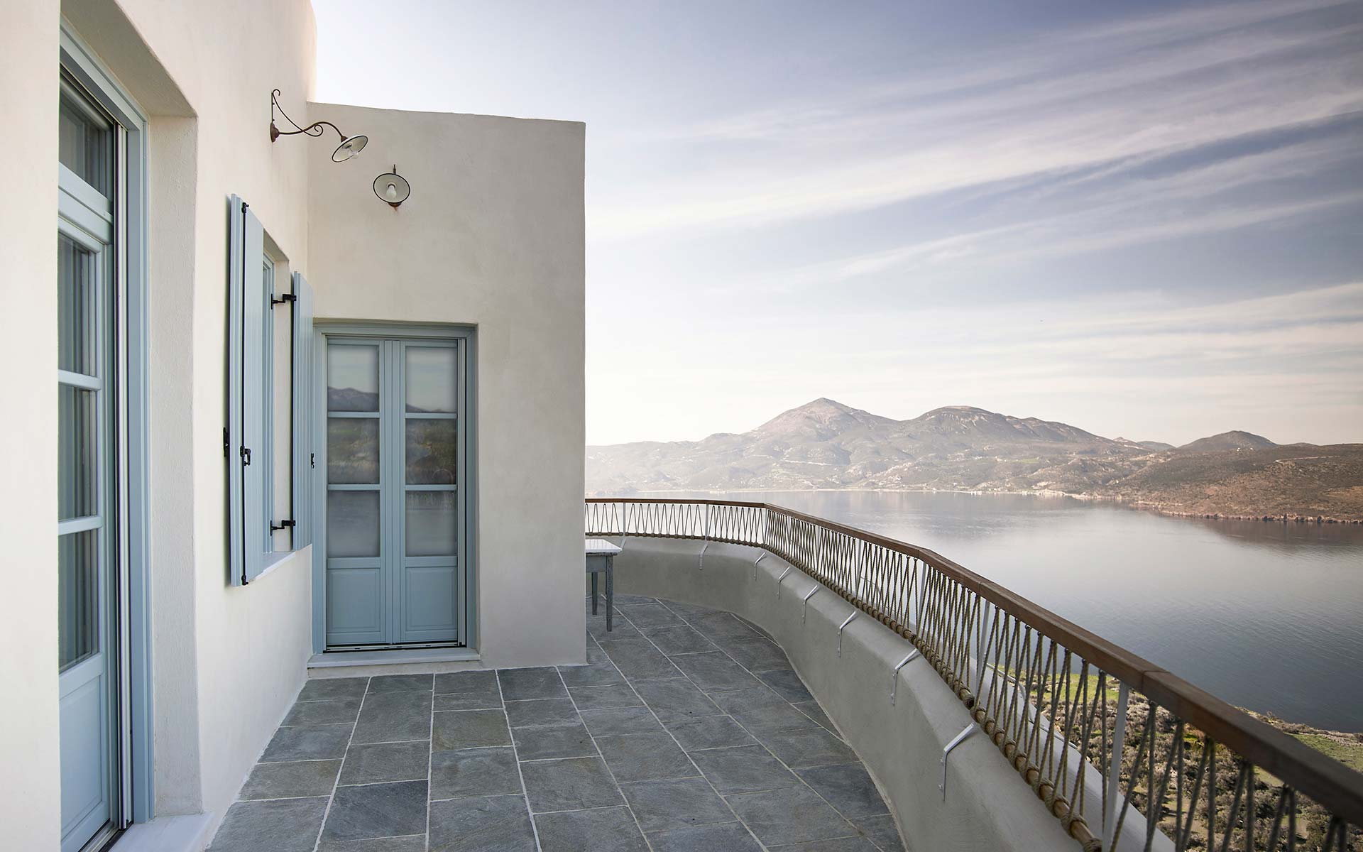 Une maison grecque sur une île