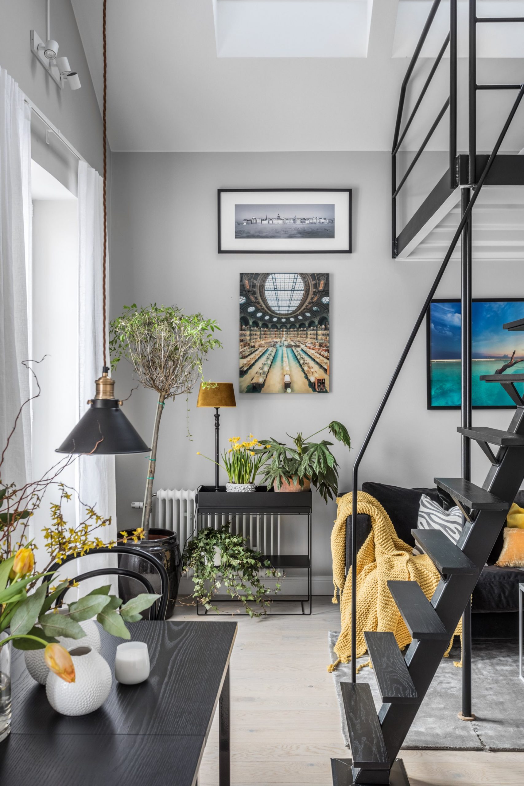 Un idéal studio en duplex