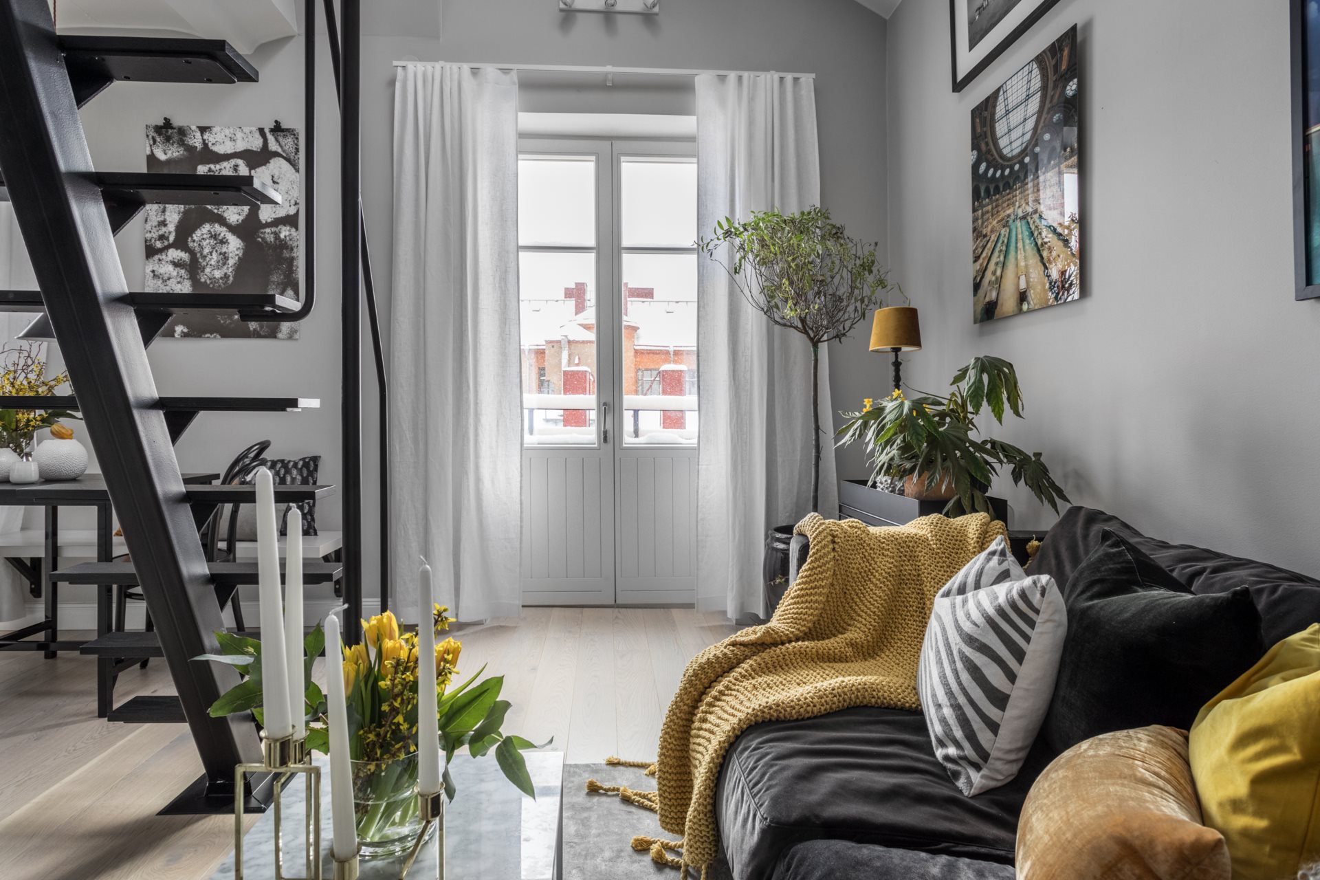 Un idéal studio en duplex