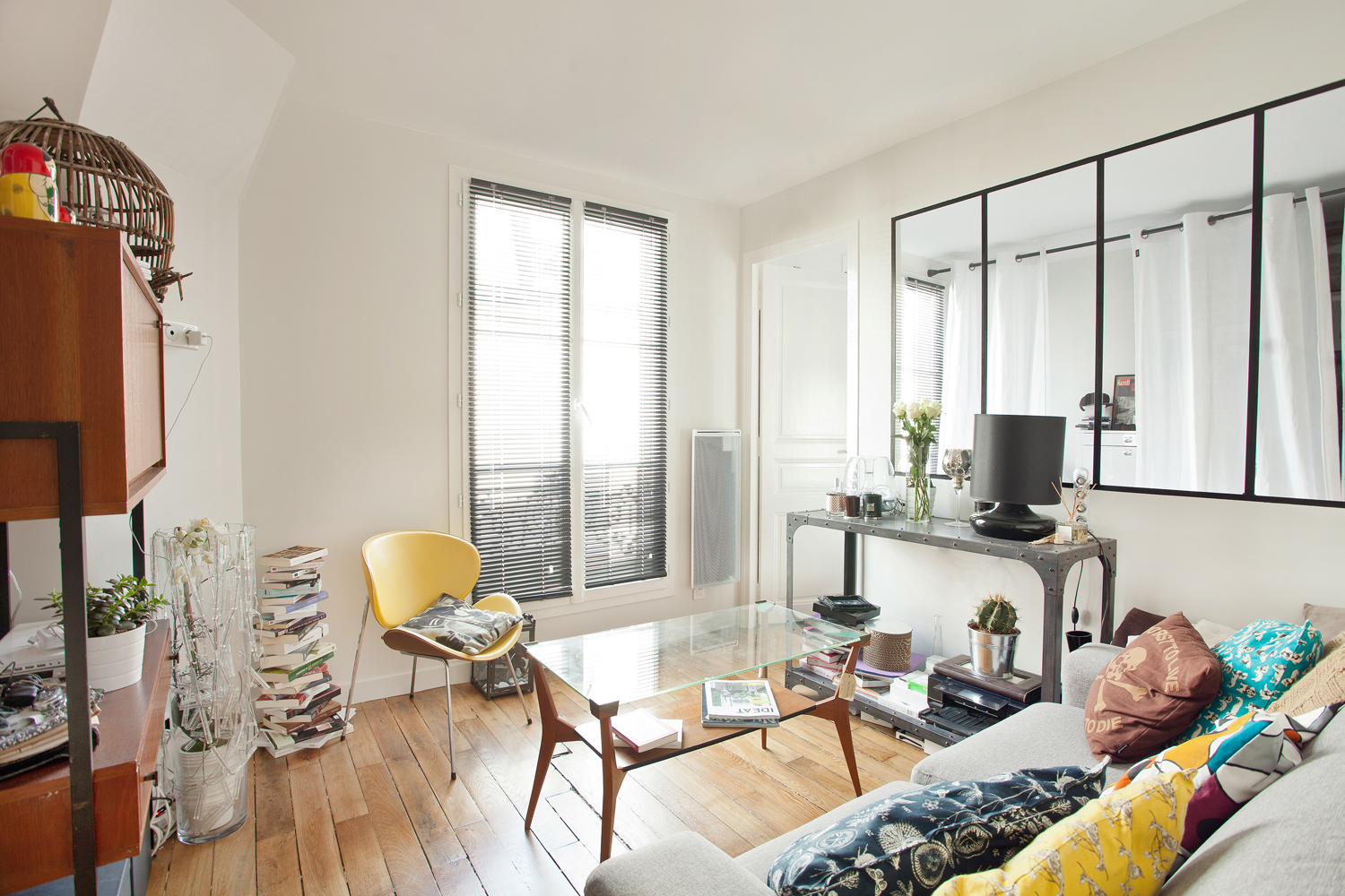 Un studio parisien rénové