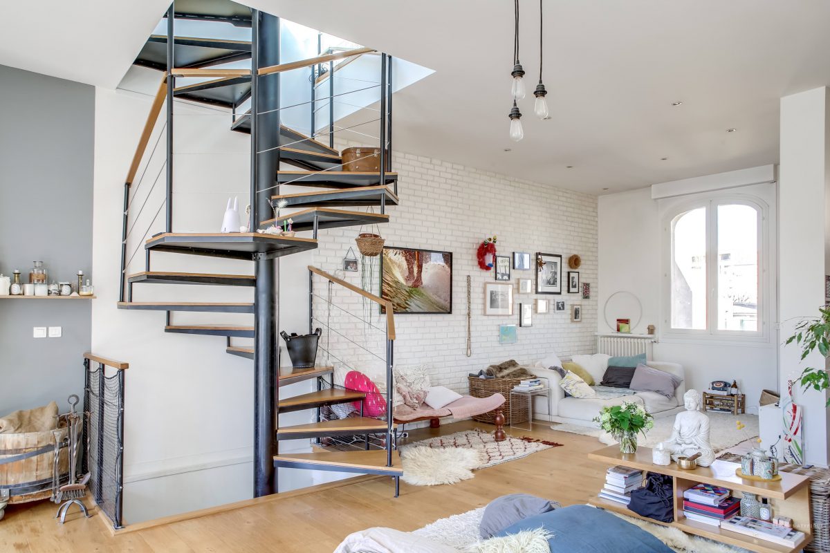 Une maison bordelaise de type loft