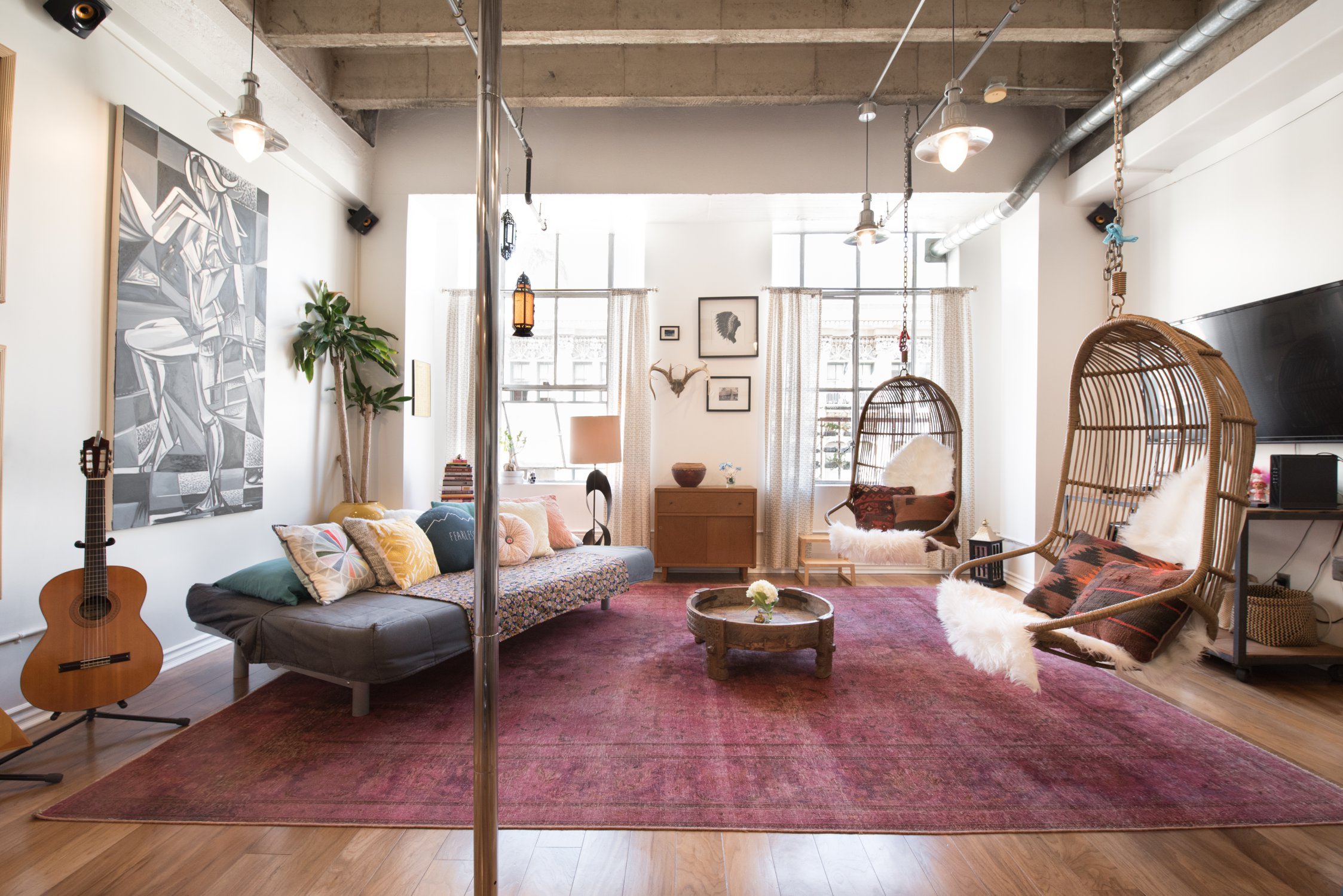 Un loft boho-chic à L.A