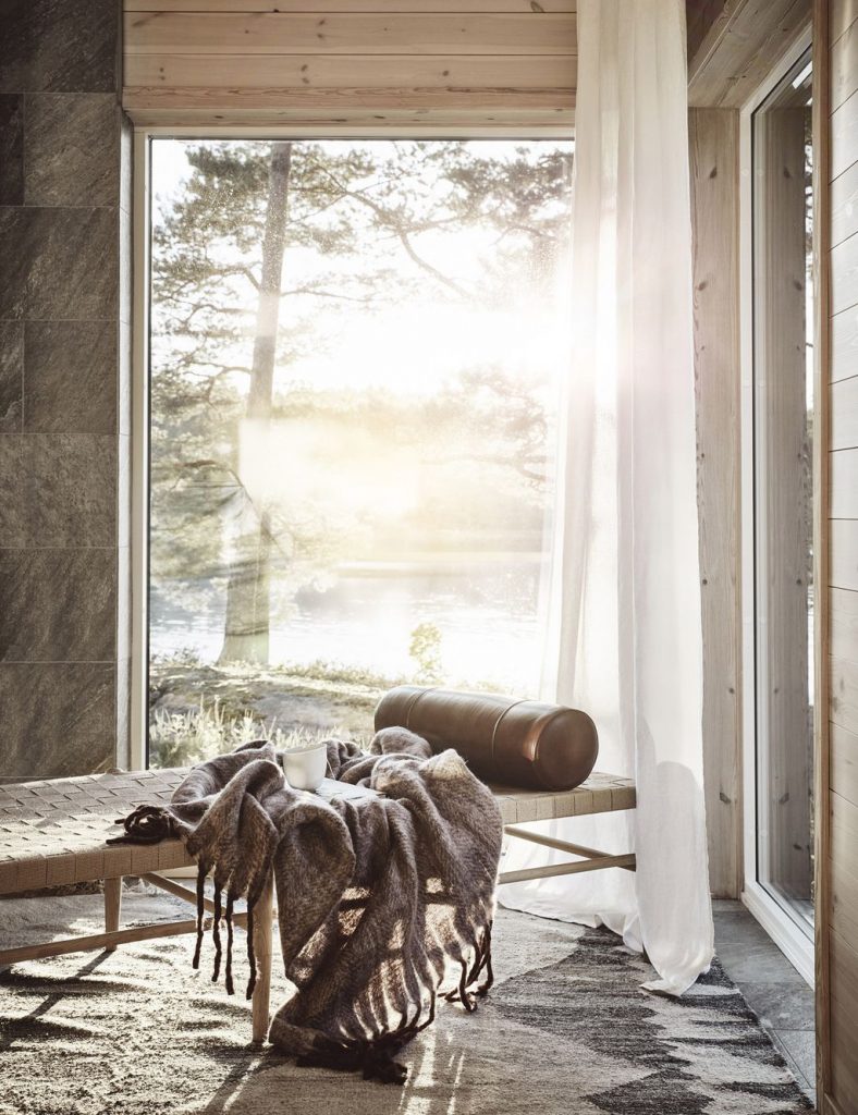 Une maison scandinave en tons naturels