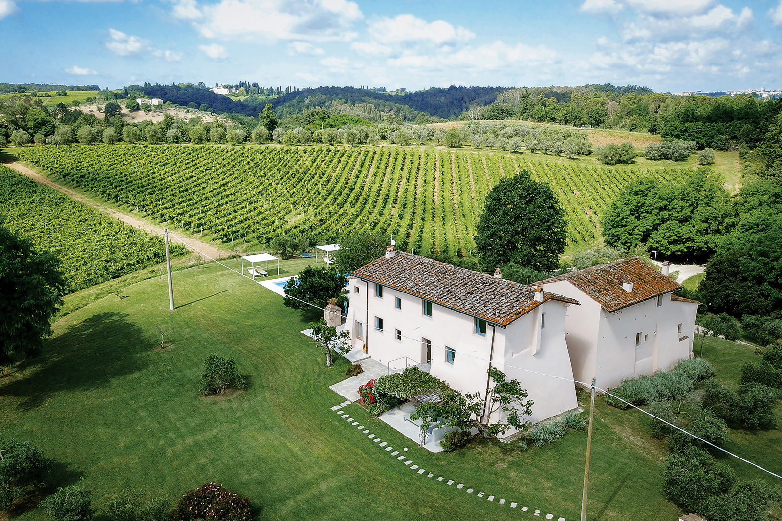 Une maison toscane au design contemporain