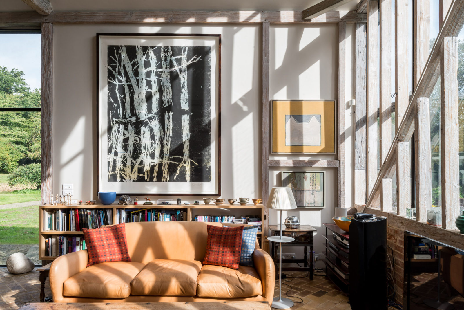 Style loft pour une grange vitrée dans le Suffolk