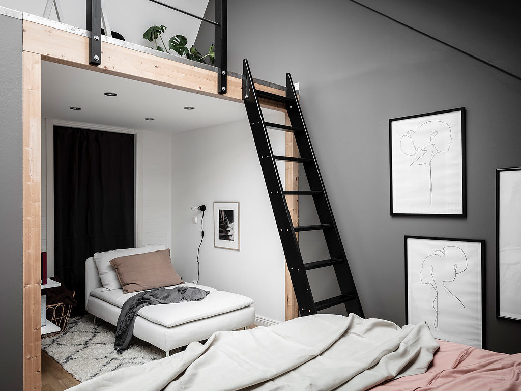 Un appartement loft sur trois niveaux