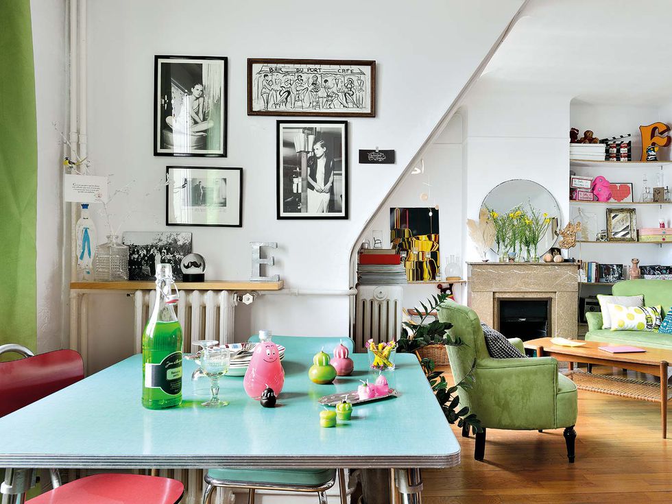 Un studio parisien au design intérieur vintage