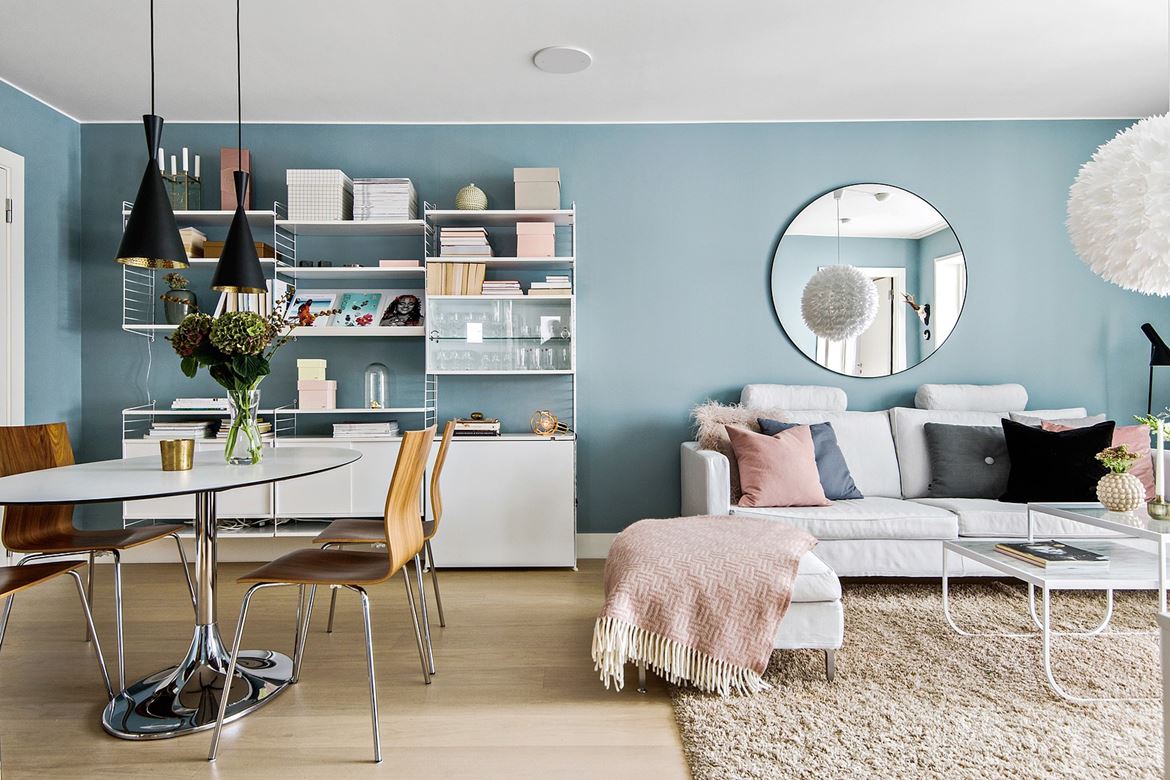 Un appartement au design contemporain en Suède