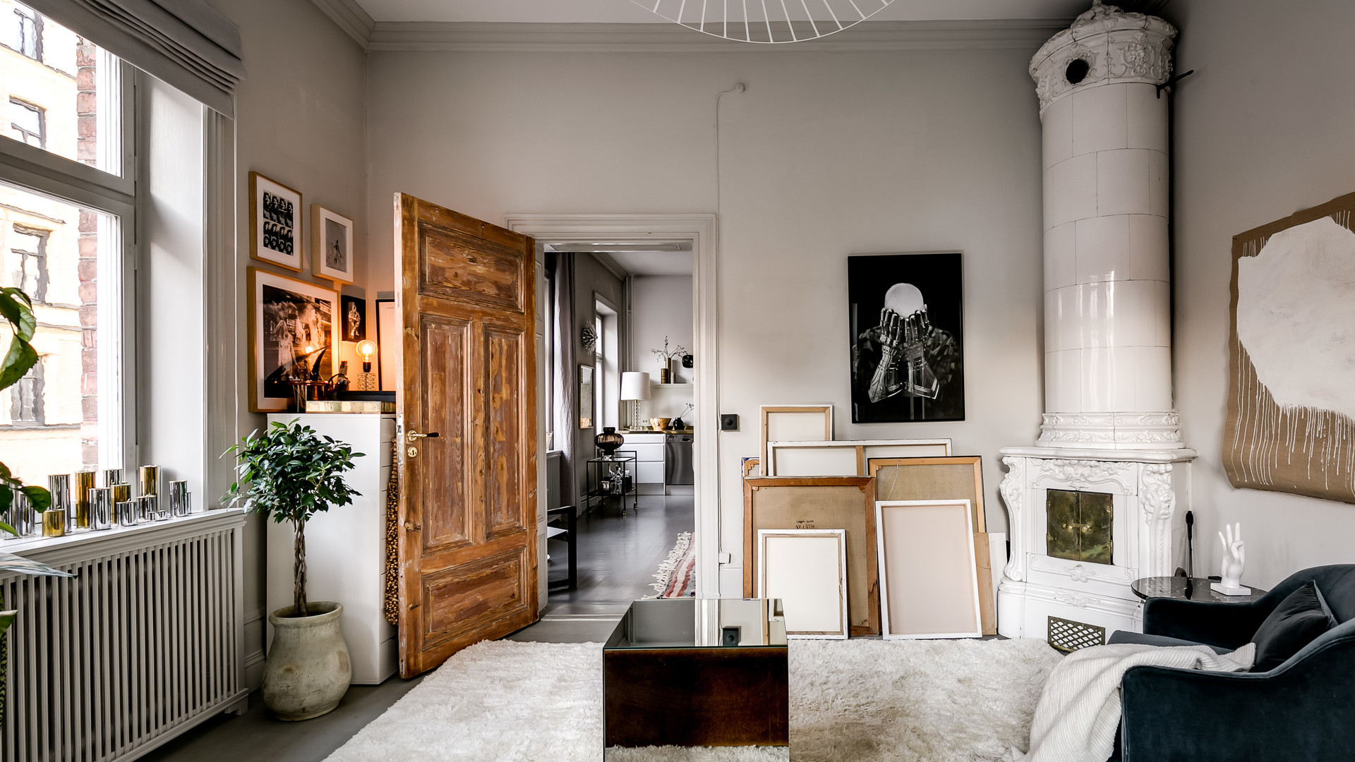 Une décoration classique et design à Stockholm