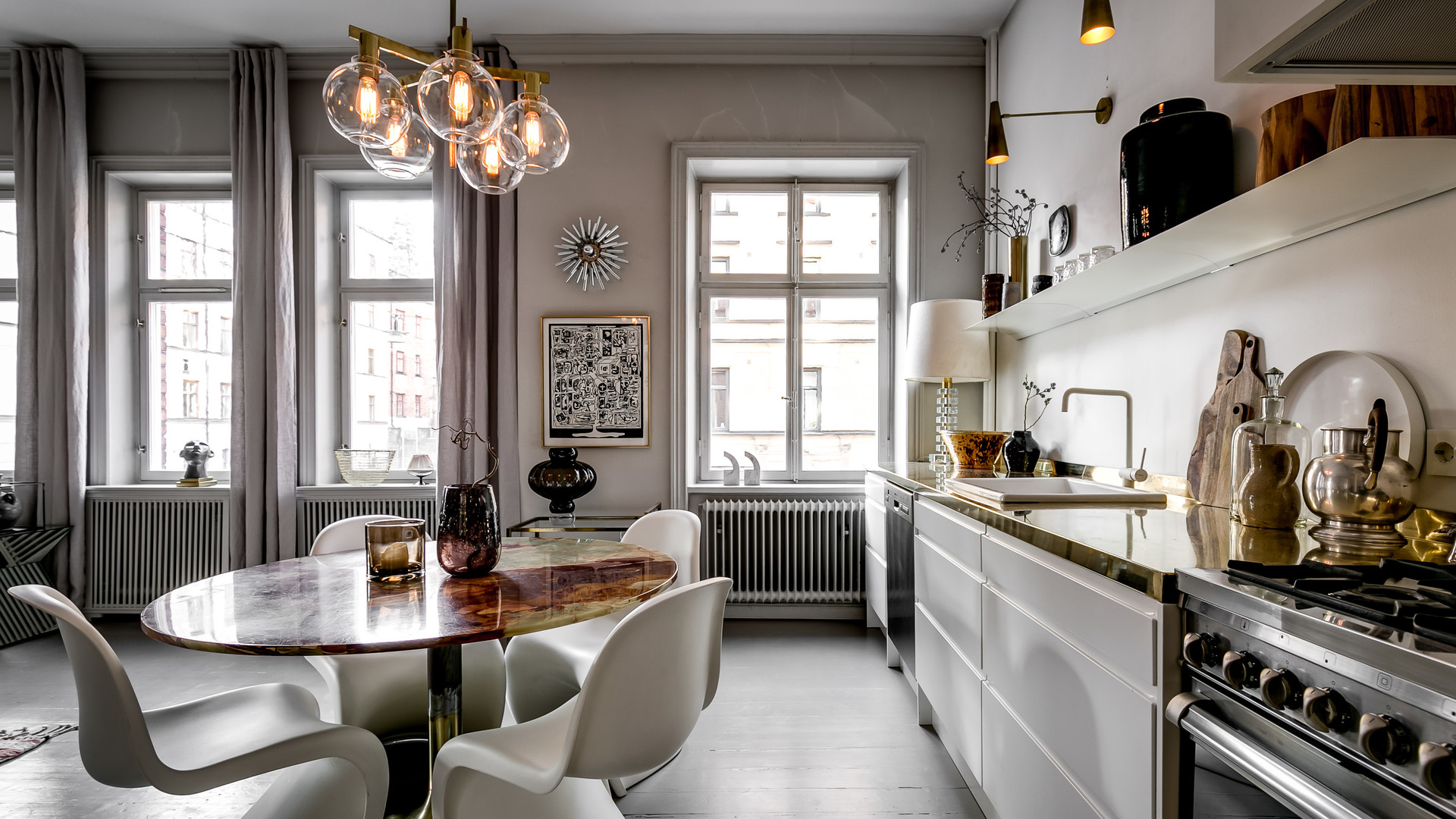 Une décoration classique et design à Stockholm - PLANETE DECO a homes world