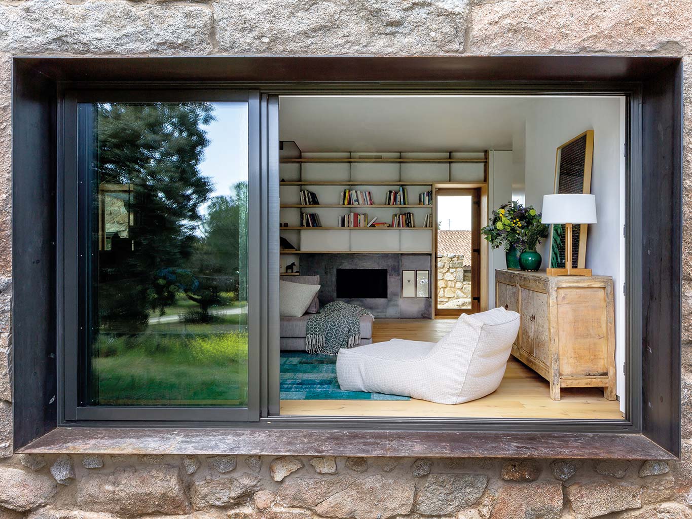 Une décoration design pour une maison rustique