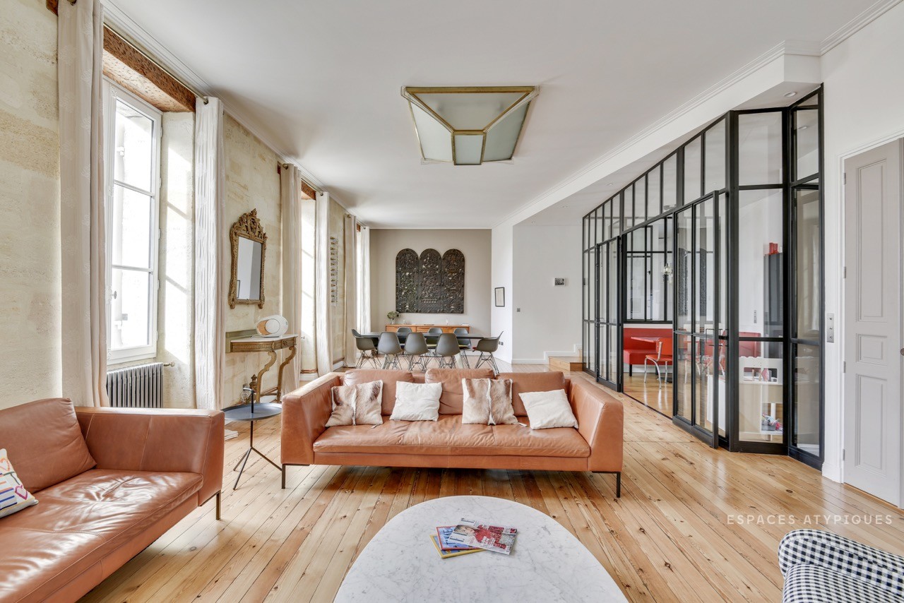 Un appartement bourgeois revisité par un architecte