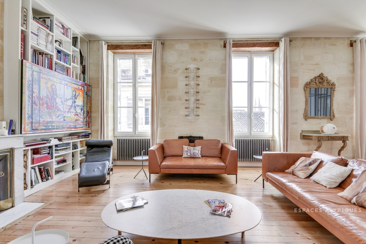 Un appartement bourgeois revisité par un architecte