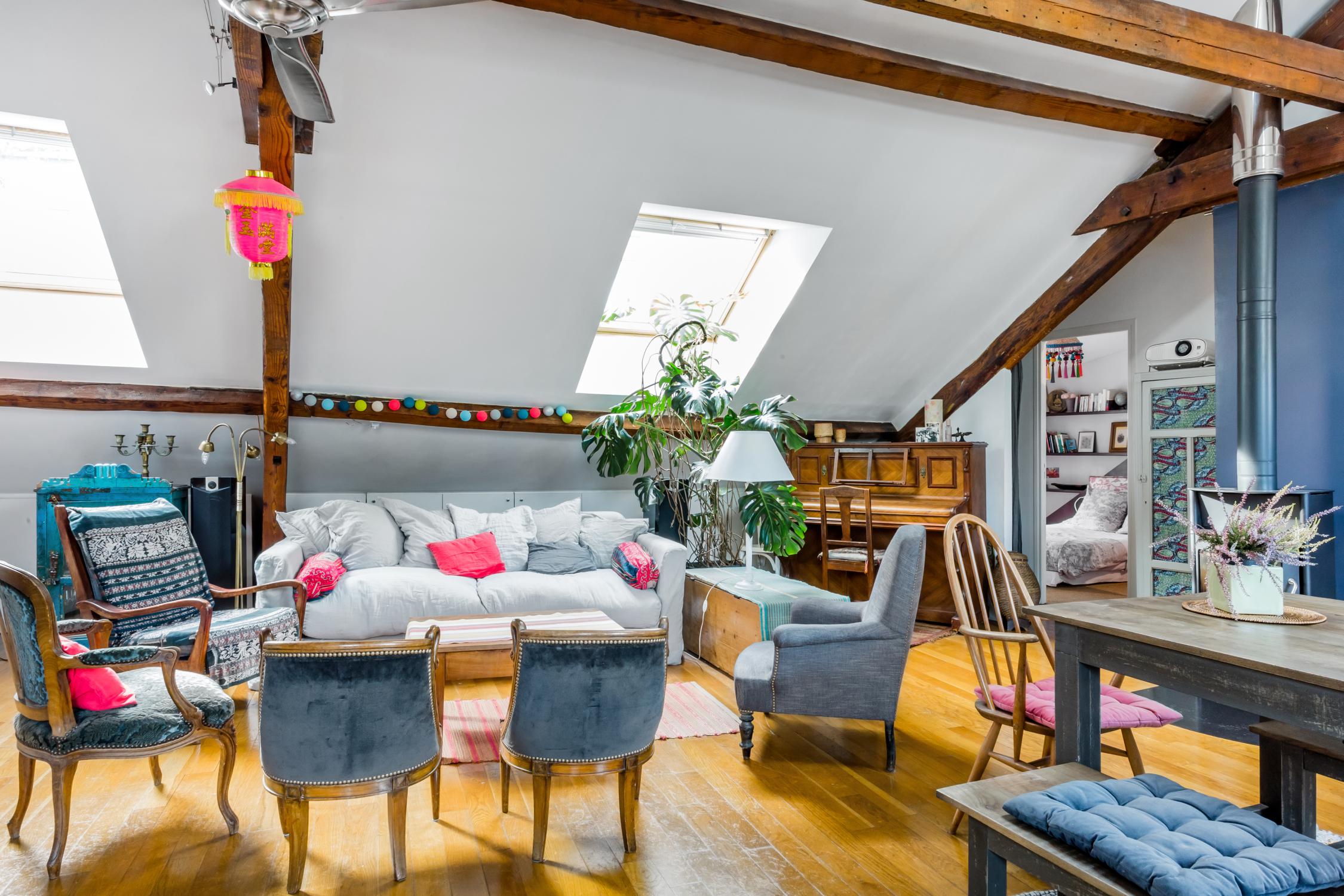 Un loft bohème dans le centre de Paris