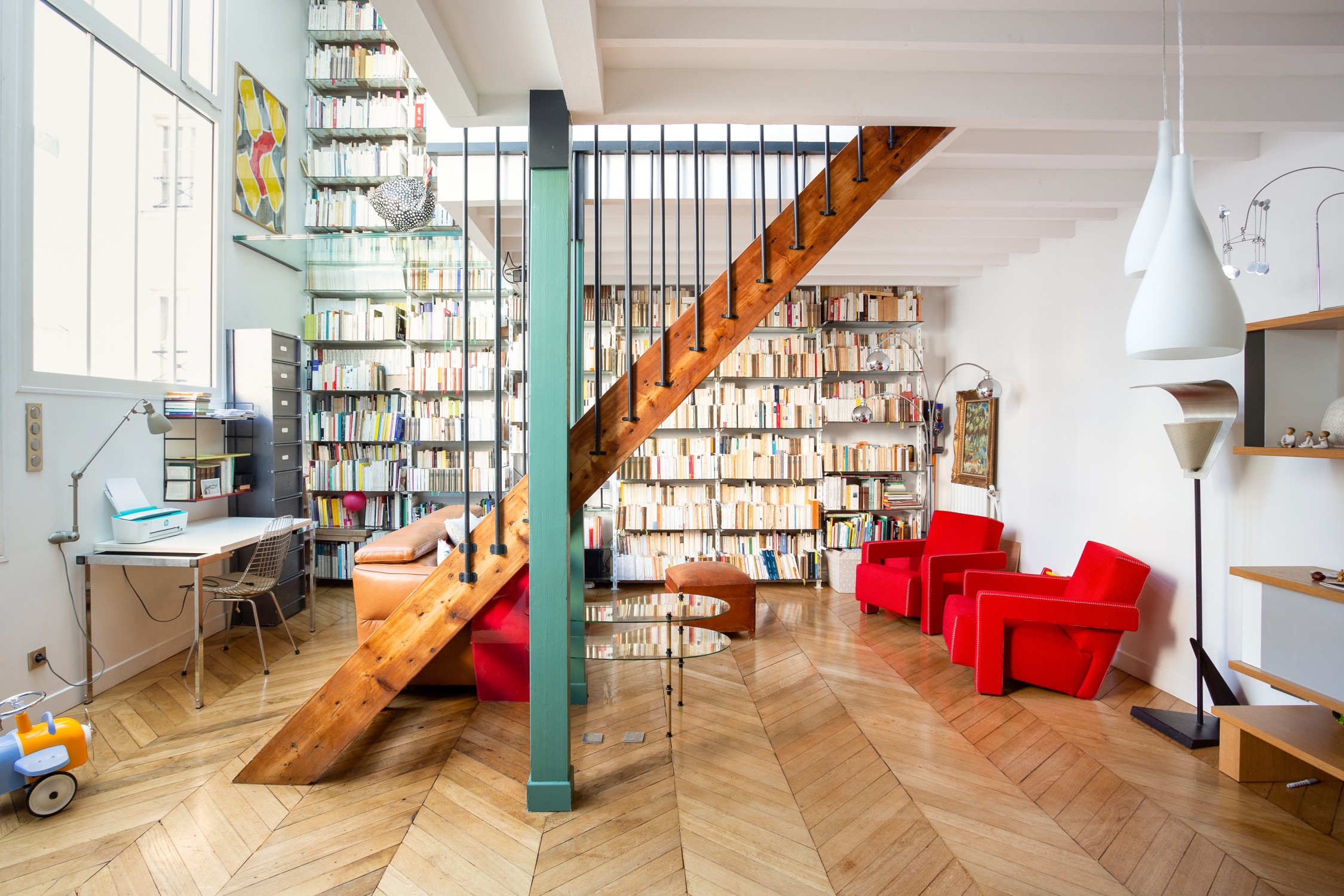 Un loft à Paris dans un ancien atelier d'artiste