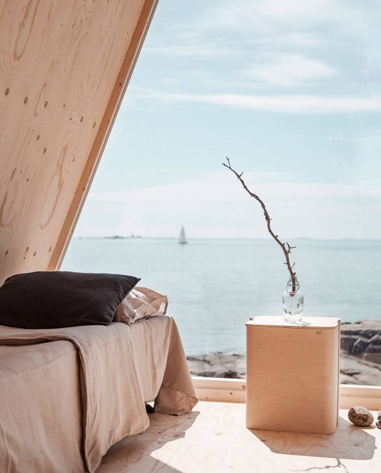 Une cabane design et écologique en pleine nature