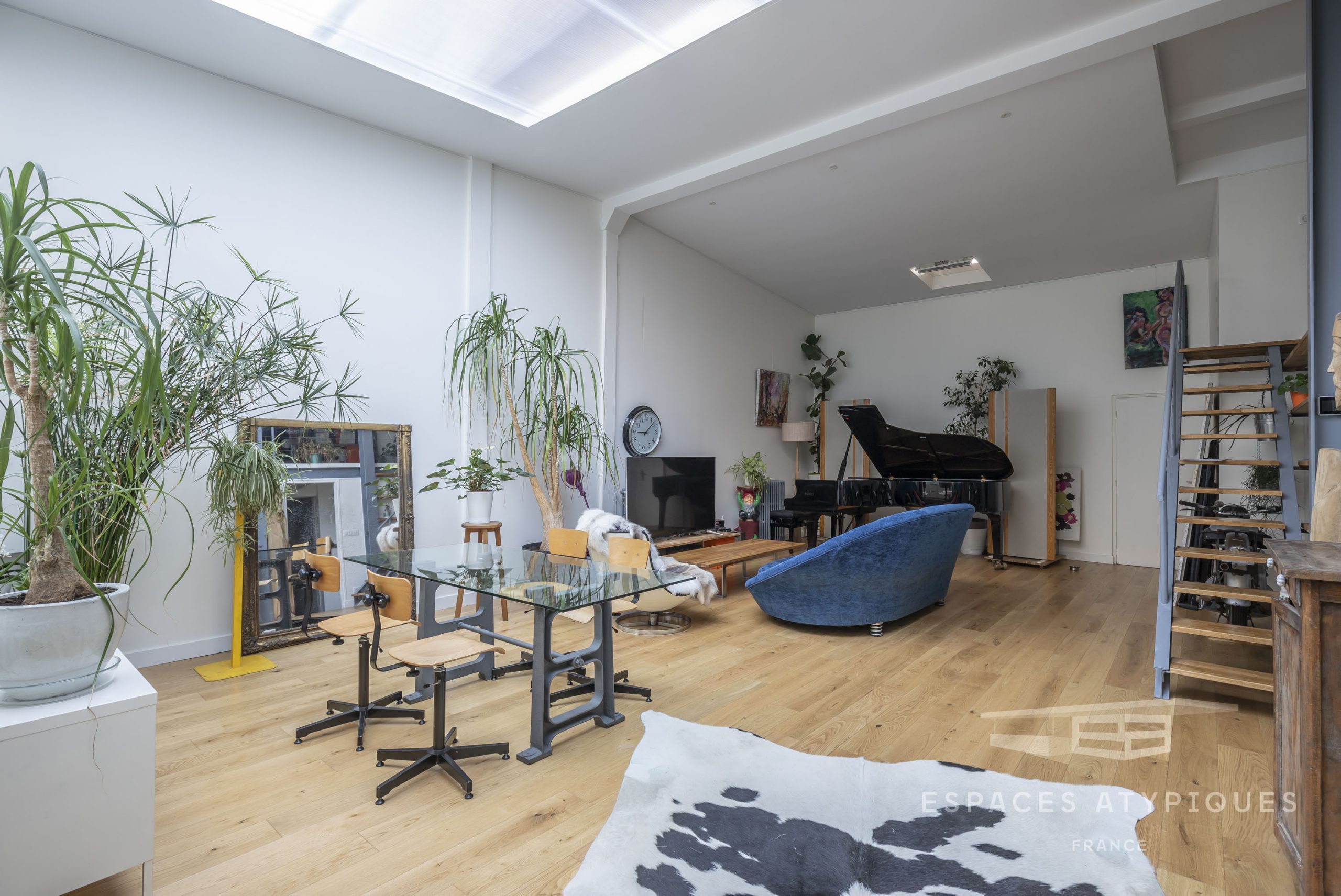 Un loft dans un ancien atelier textile aux portes de Paris
