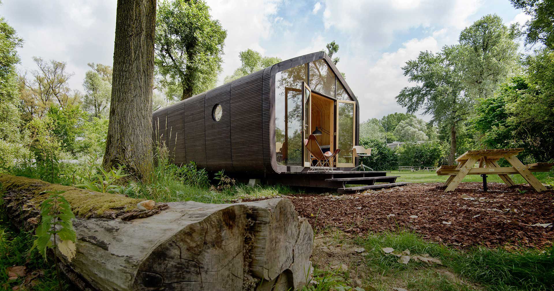 Une maison design, modulaire, écologique et en carton