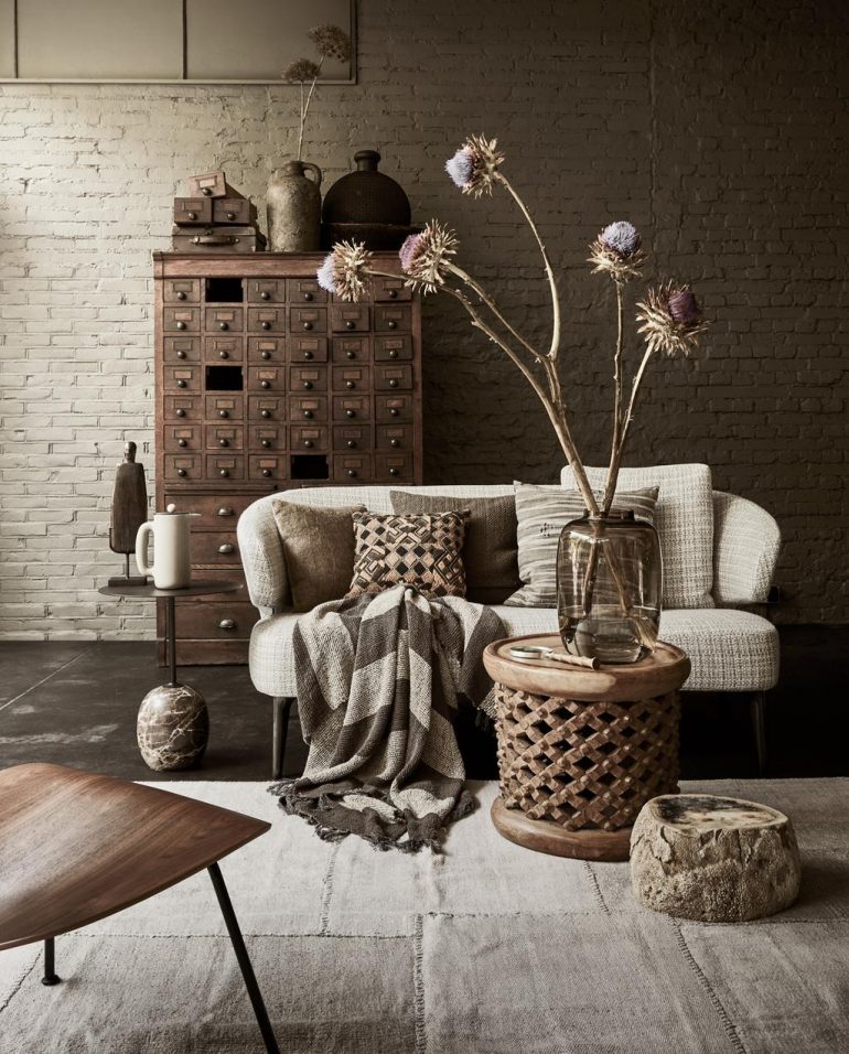 Le design intérieur en brun c'est la tendance 2020