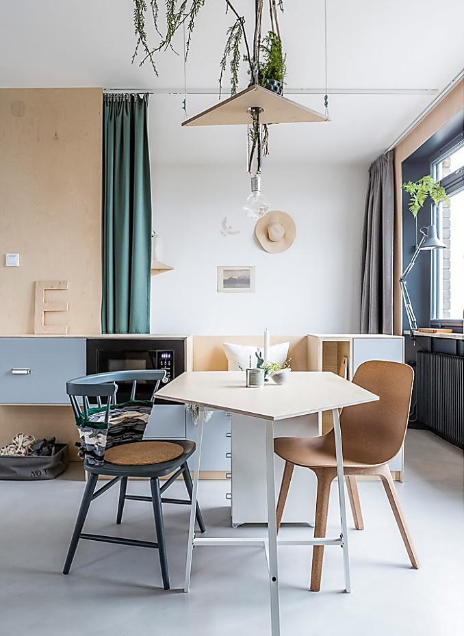 Ce studio de 35m2 a un design et un aménagement très réussis