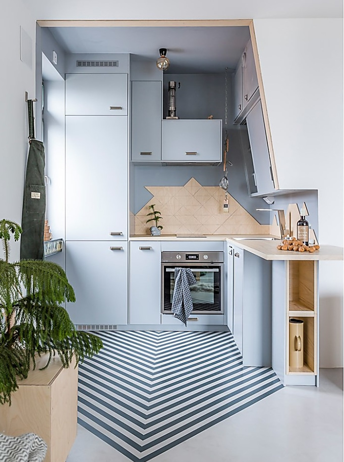 Ce studio de 35m2 a un design et un aménagement très réussis