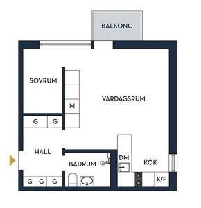 Ce studio de 35m2 a un design et un aménagement très réussis