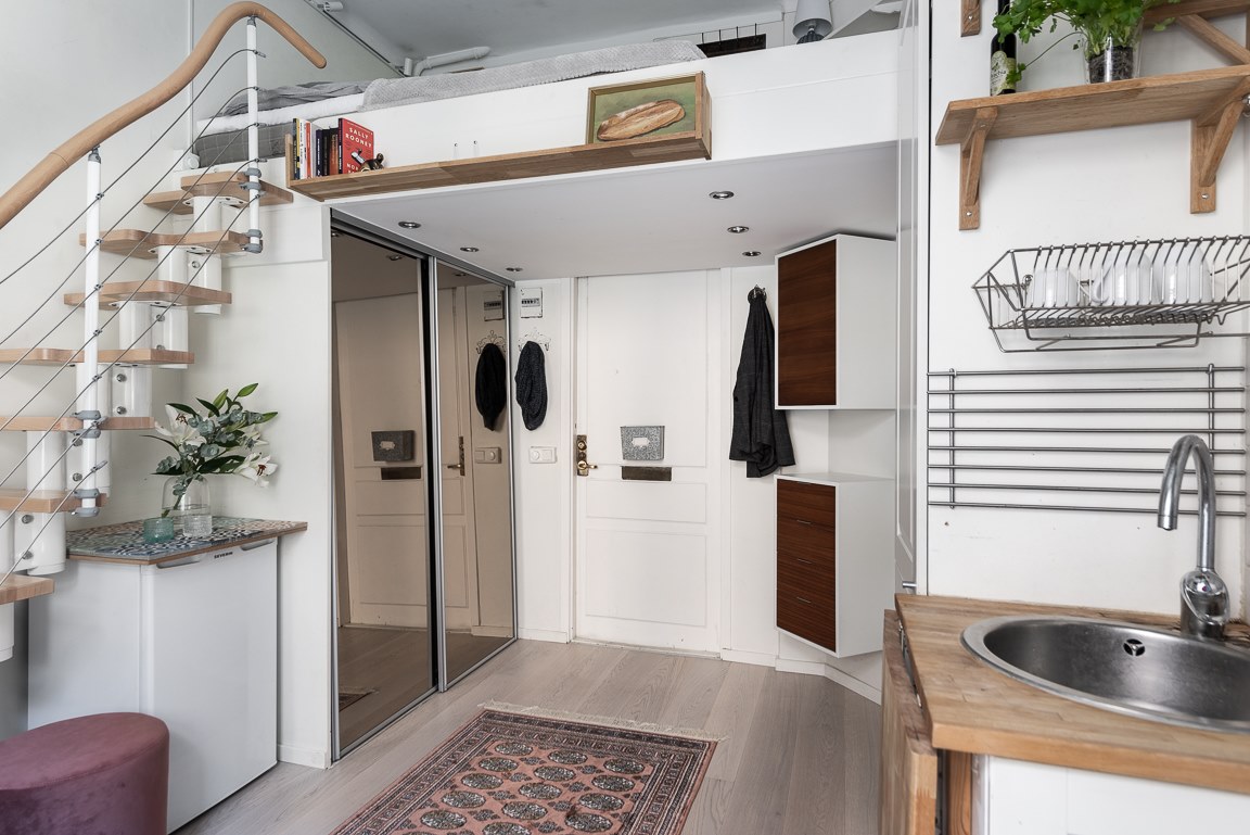 Ce studio de 16m2 est parfaitement aménagé