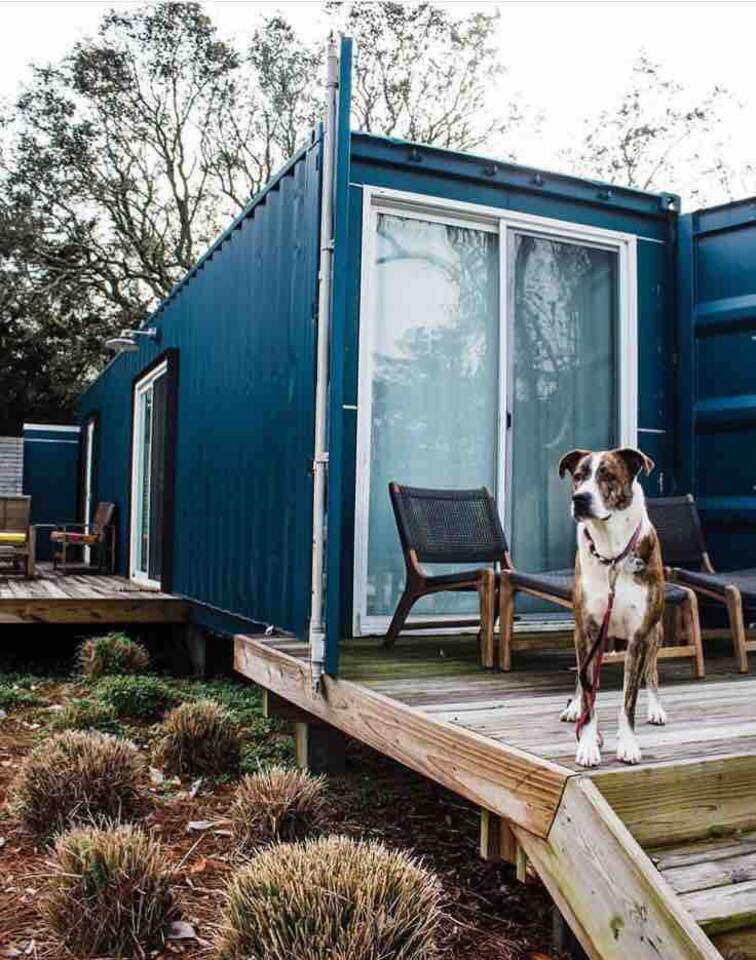 Cette maison container design est parfaite pour vos vacances