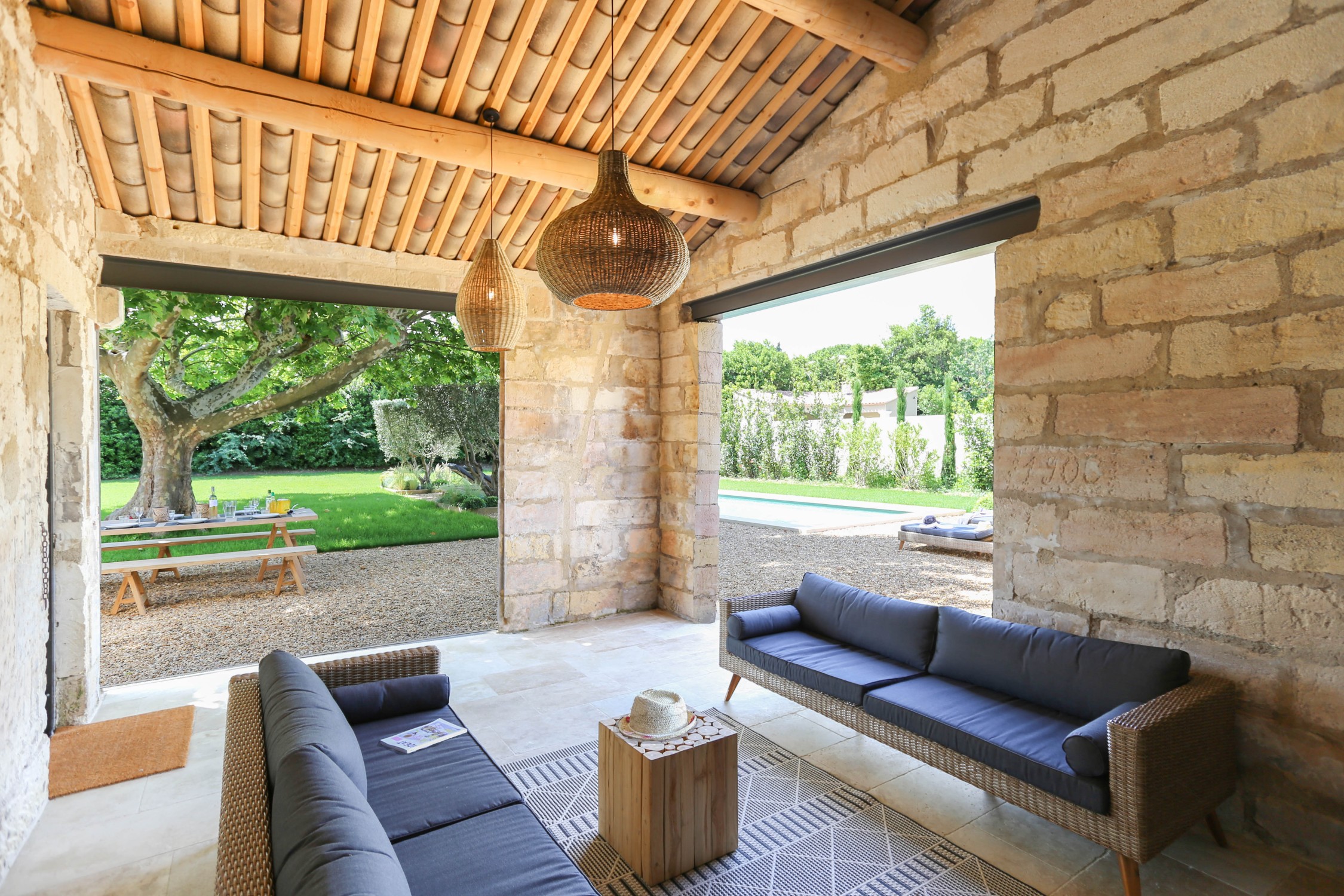 Cette authentique maison provençale respire la douceur de vivre