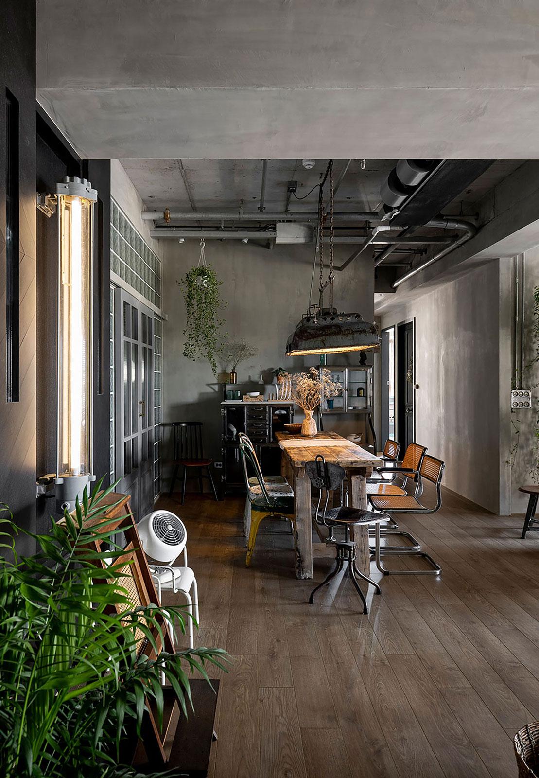 Un loft nostalgique et vintage à Taïwan