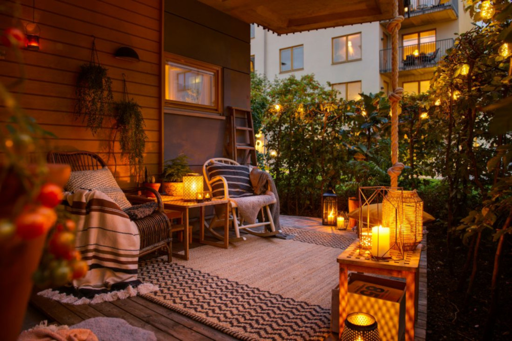 La belle terrasse de cet appartement familial est son premier atout