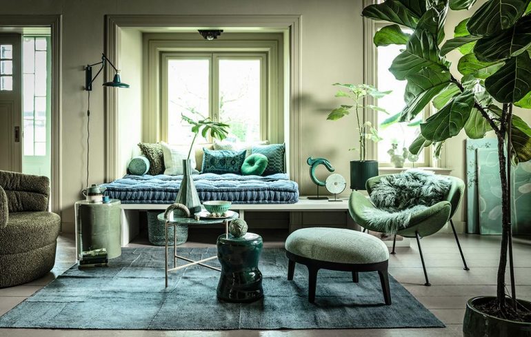 En design intérieur, le vert est toujours une bonne idée