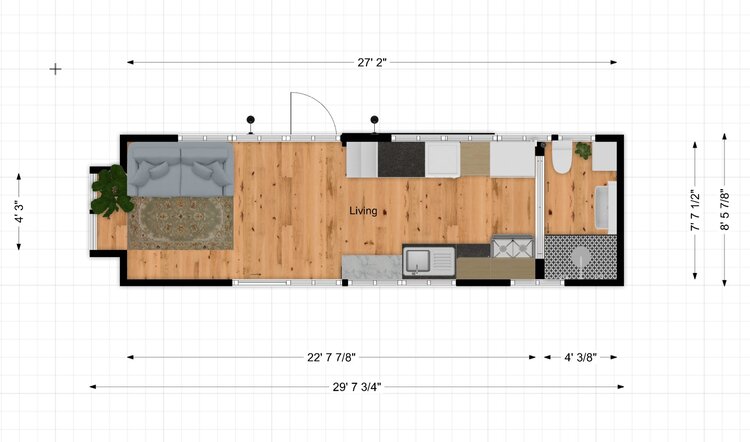 Cette jolie tiny house de 23m2 a été construite en 25 jours (et vous ...