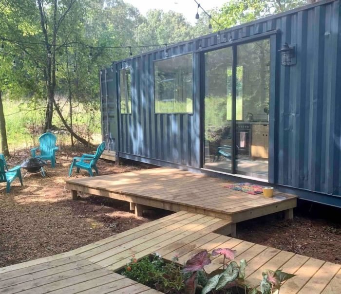 Une mini maison container à laquelle il ne manque rien