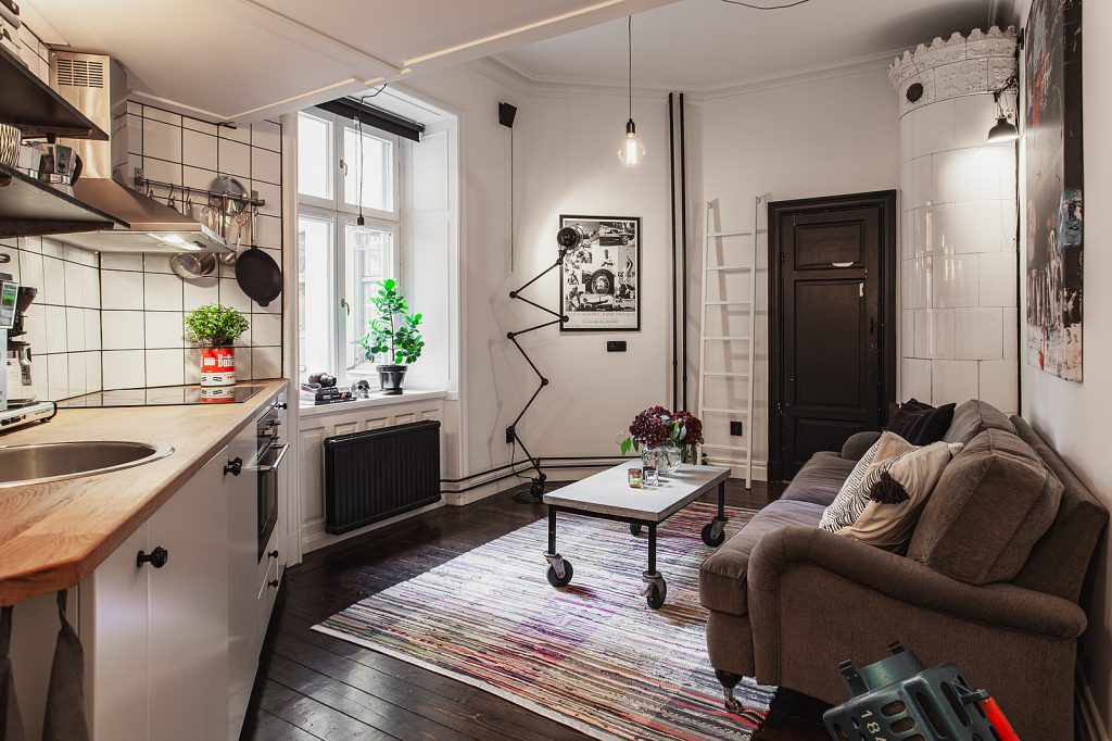 Ce studio de 23m2 prend un air de New-York