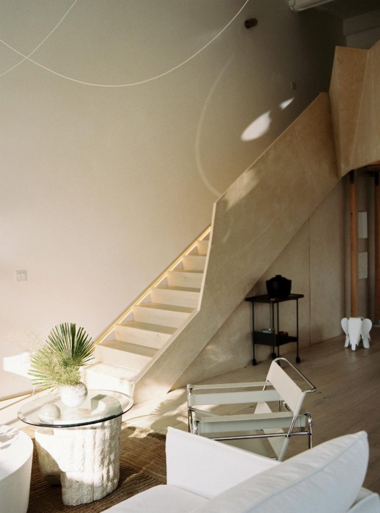 Décoration Japandi pour un loft design à Los Angeles