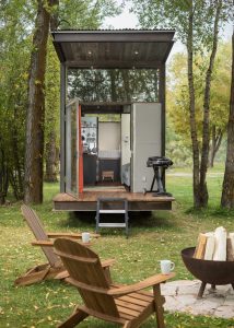 Une mini maison de 23m2 avec terrasse (plan inclus)