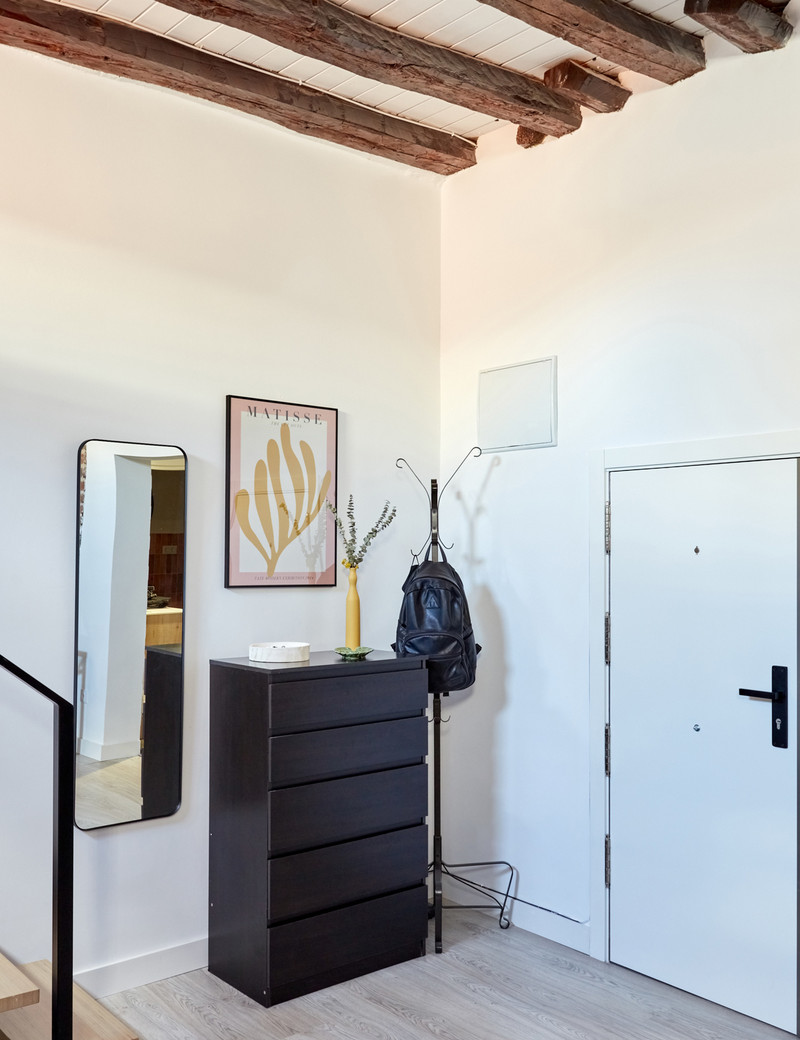 Un mini loft de 30m2 à l'esthétique industrielle à Madrid