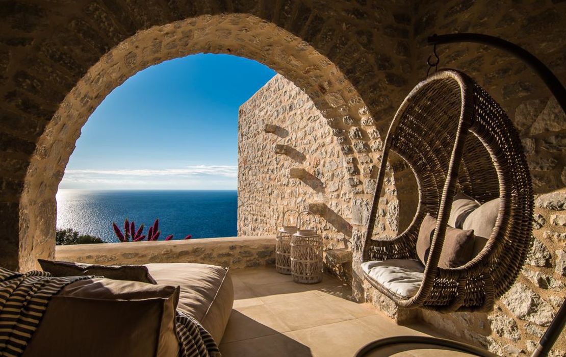 Une maison grecque sur une île