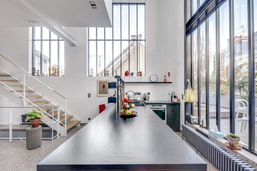 Une terrasse végétalisée pour un loft en triplex à Paris