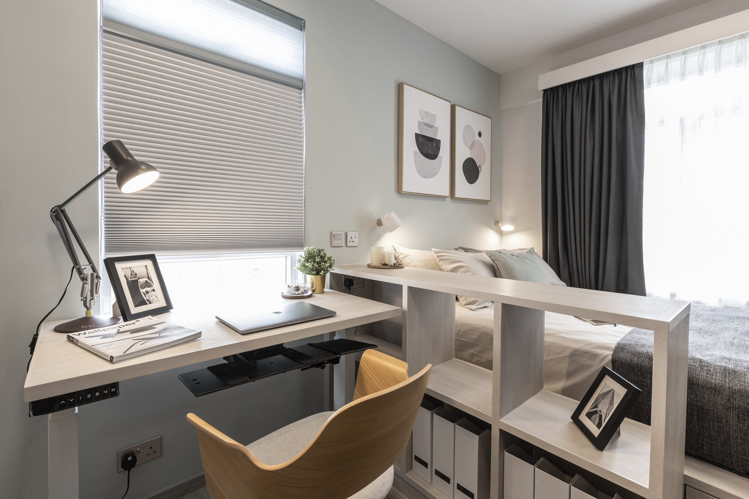 Un deux-pièces design de 30m2 aménagé confortablement